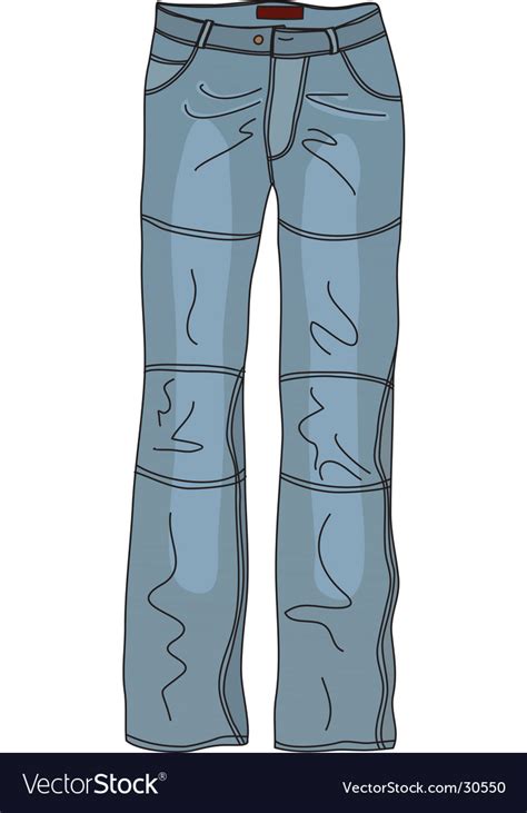 Blue Jeans Royalty Free Vector Image Vectorstock