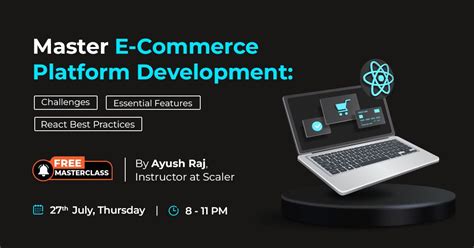 scaler on linkedin build an e commerce platform using react
