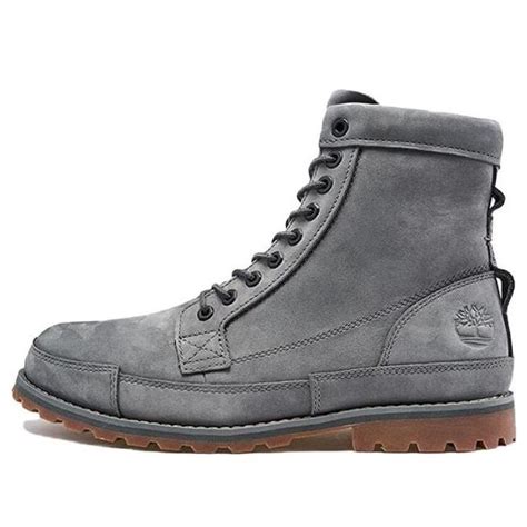 Timberland Earthkeeper Original Leather 6 Inch Boots Dark Grey Nubuck