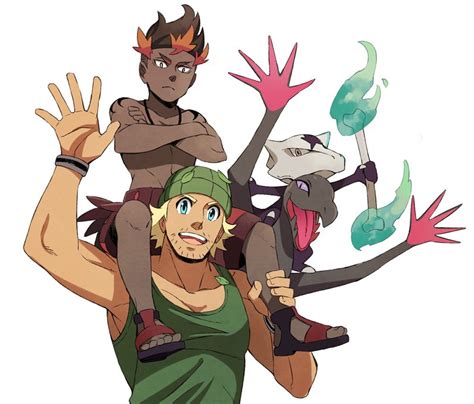 Kiawe Salazzle Alolan Marowak And Hiker Pokemon And 2 More Drawn