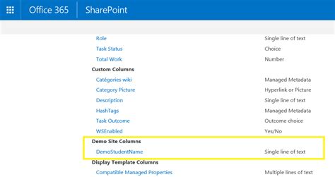 Office365 Sharepoint Create Site Column And Add It To An Existing