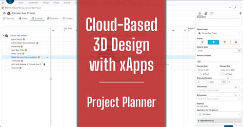 Cloud Based 3d Design With Xapps Part 2 Project Planner Trimech Store