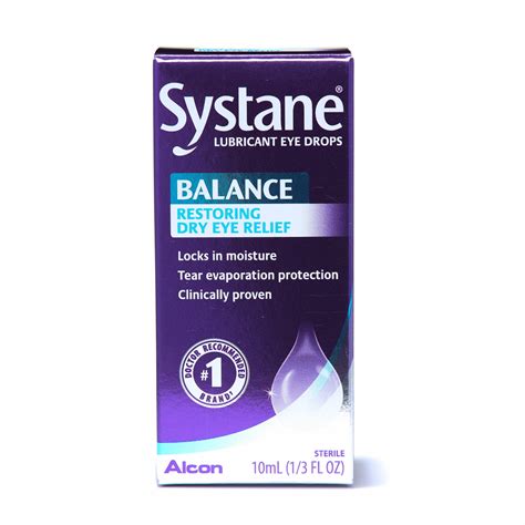 Systane Balance Lubricating Eye Drops For Dry Eyes Symptoms 10ml