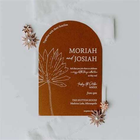 Amanda Arch Invitation Suite Etsy