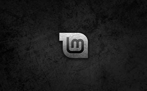 Linux Mint的黑色gnu 高清桌面壁纸预览