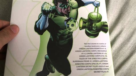 Green Lantern Geoff Johns Omnibus Vol 1 Overview Youtube