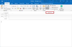 Fix Signature Button Not Working In Outlook Techcult