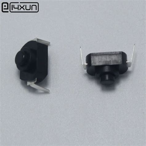 200pcs Ac 250v 1a Black On Off Mini Push Button Switch For Electric