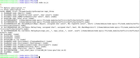 Koffi Fatal Error Error Throwasjavascriptexception Napi Throw