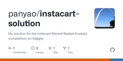 Github Panyao Instacart Solution My Solution For The Instacart Market Basket Analysis