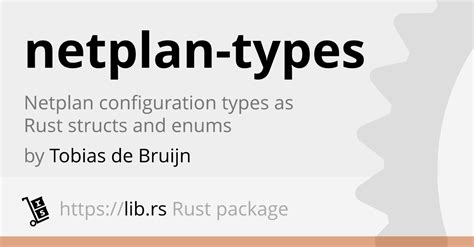 Netplan Types Rust Config Library Lib Rs