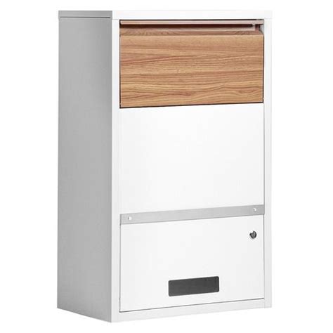Dimma Parcel Drop Box With Wood Grain Finish Parcel Drop Box Wood
