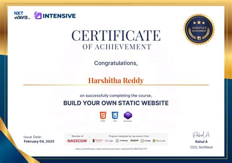Html Css Bootstrap Webdevelopment Staticwebsite Nxtwave