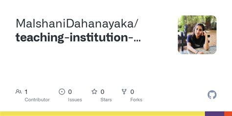 Github Malshanidahanayaka Teaching Institution Management System Frontend