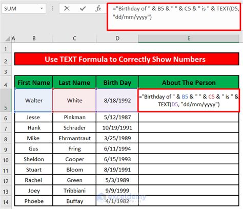 How To Merge Cells Using Excel Formula 8 Formulas Exceldemy