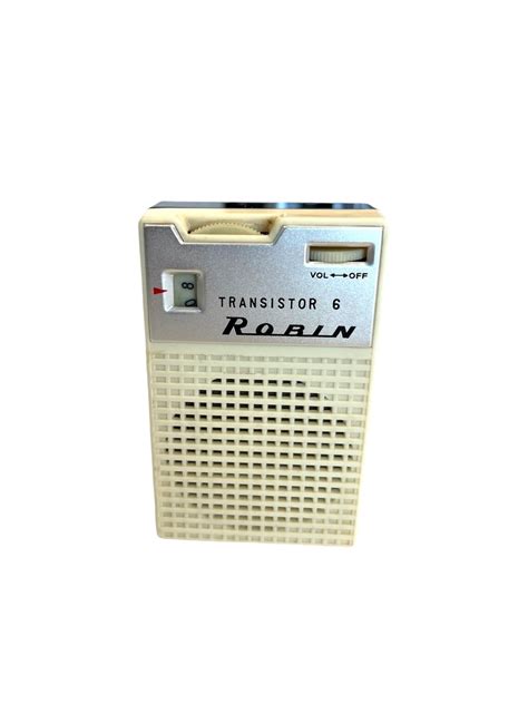 Transistor Radio Vintage Robin Six Transistor Radio Vintage Radio Etsy