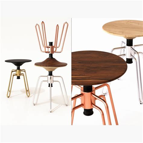 Arquivo Contemporâneo Sollo Phillips Stool 3d Model Download Chair On