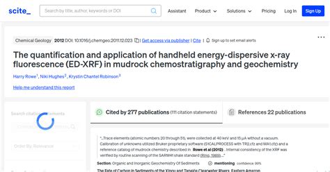 Citation Report The Quantification And Application Of Handheld Energy