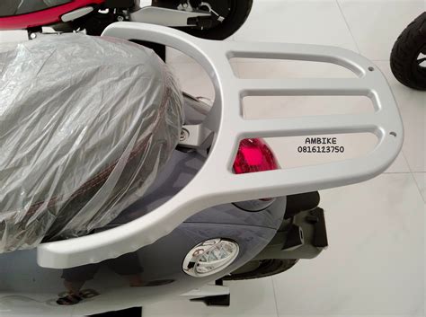 ตะแกรงท้าย แร็คท้าย Rack สำหรับรถจักรยานยนต์ไฟฟ้า Deco รุ่น Sofia เพื่อไว้ติดตั้งกล้องท้าย กล่อง