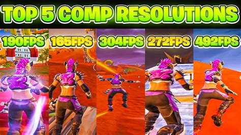 Best 5 Stretched Resolutions In Fortnite Season 3 INSANE FPS BOOST