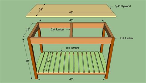 How To Build A Wooden Kitchen Island HowToSpecialist How To Build