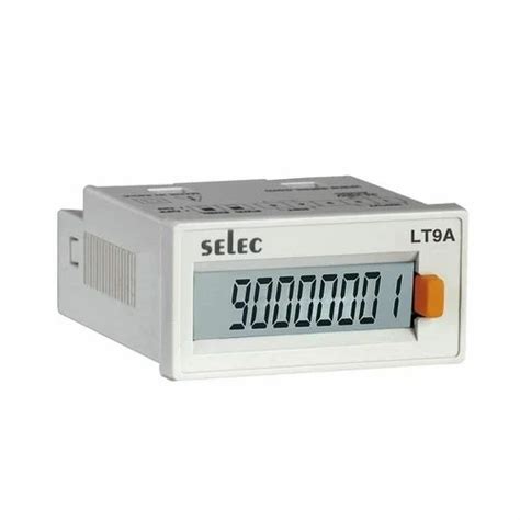 Lcd Selec Ltc9a Digital Hour Meter 260v Ac Timing Capacity 1999999 Counts At ₹ 500 Piece In