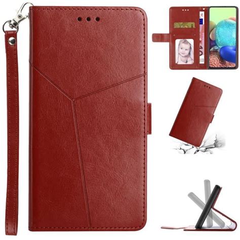 Étui Samsung Galaxy A25 5g Housse Pu Cuir Portefeuille Étui à Rabat
