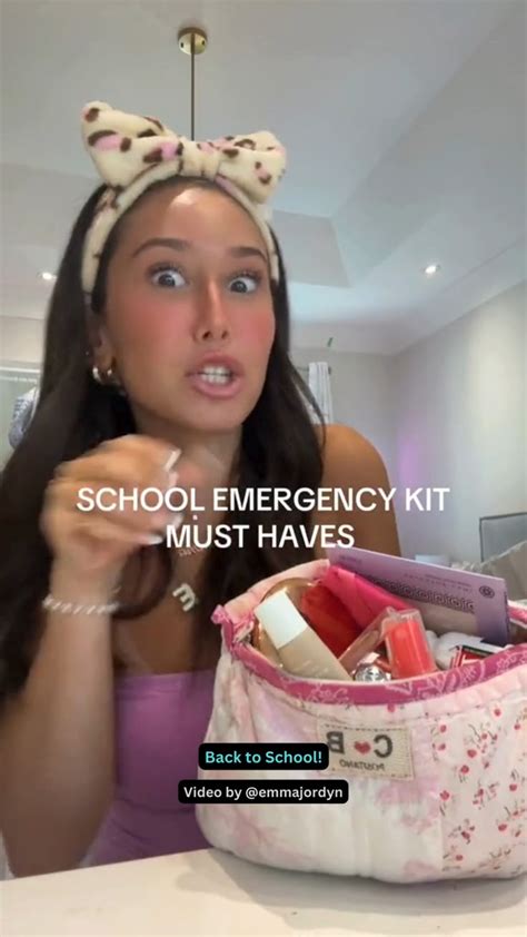 Back To School Essentials Must Haves School Emergency Kit Back To