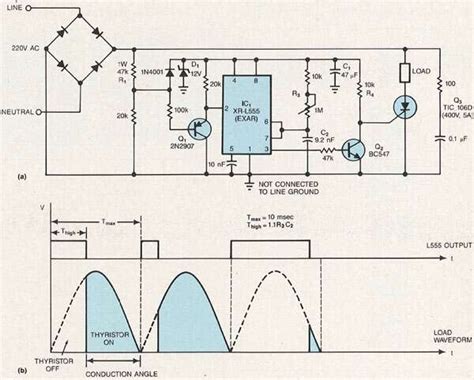 555 Timer Triggers Phase Control Circuit Artofit