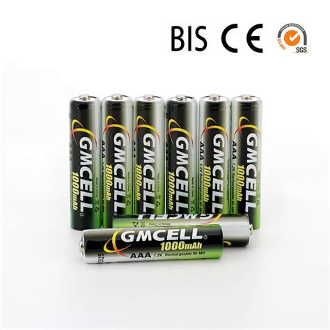 Original Manufacturer High Quality 1 2V NiMH AAA 1000mAh Rechargeable