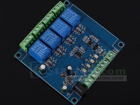 4 Way IO Module Input Or Output Module TTL Level Interface MODBUSRTU RS485 Communication Tool