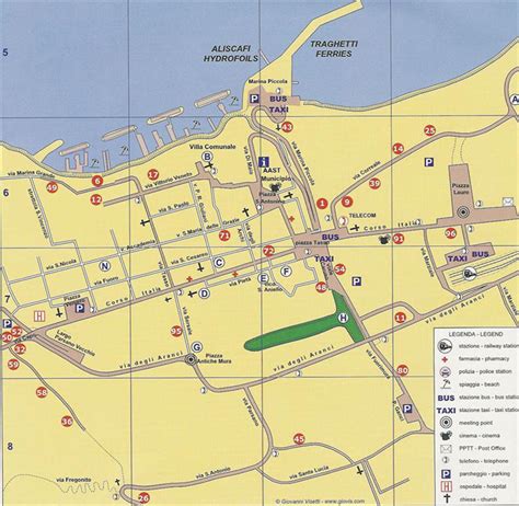 Map Of Hotels In Sorrento Italy