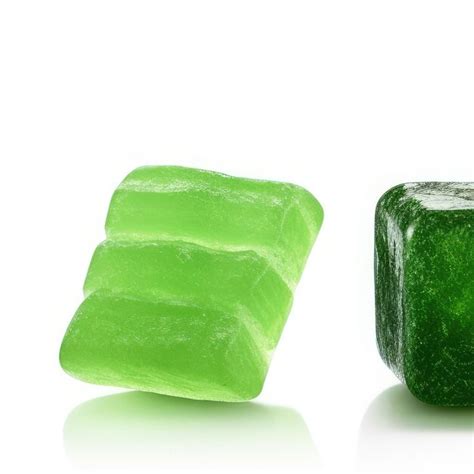Premium Photo Two Green Gummy Bears Are On A White Background