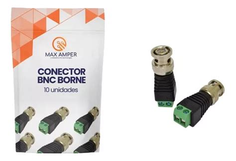 Kit 10 Conector Bnc Macho Borne Ideal P Camera De Cftv MercadoLivre