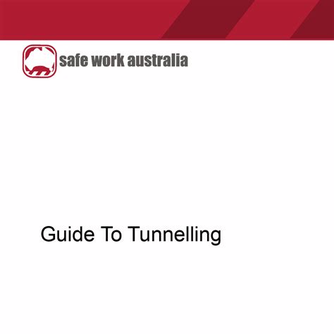 Guide To Tunnelling Construction Files