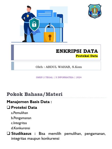 Bab 3 Sub Materi Proteksi Data Pdf