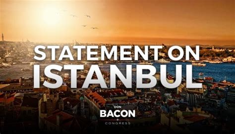 Don Bacon Statement On Recent Istanbul Attack