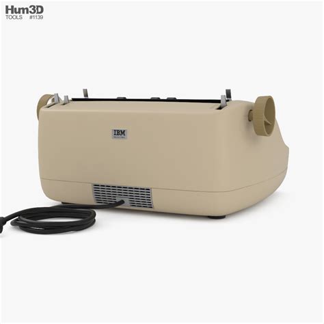 Ibm Selectric Typewriter 3d Model Download Appliances On