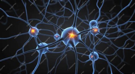Premium Photo Visualizing Neuron Cell System Disease 3d Rendered