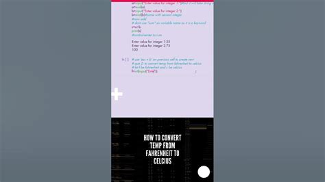Python Program Temperature Conversion Que2 Python Pythoncodes Youtube