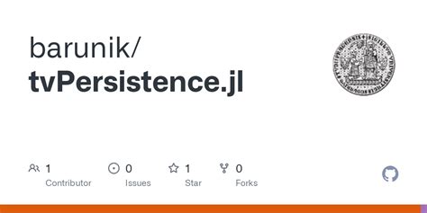 tvpersistence jl readme ipynb at main · barunik tvpersistence jl · github
