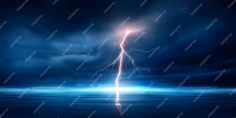 Electricity In The Sky Exploring The Connection Between Lightning And Neural Systems Concept