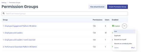 Managing Permissions Humanforce
