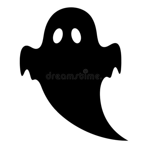 Silhouette Ghost Head Stock Illustrations 4176 Silhouette Ghost Head