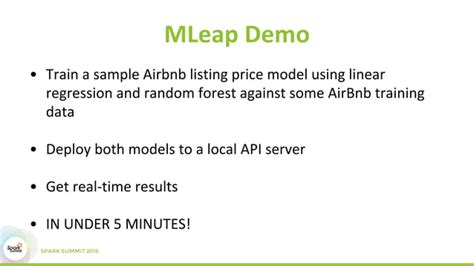 Mleap Productionize Data Science Workflows Using Spark Pdf