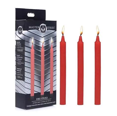Master Series Fetish Drip Candles 2 Colours 3 Pack Tuppys