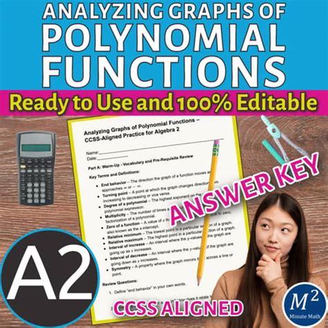 Analyzing Graphs Of Polynomial Functions Ccss Aligned Practice For