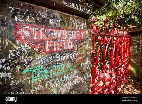 The Gates To Strawberry Field Made Famous By The Beatles Song