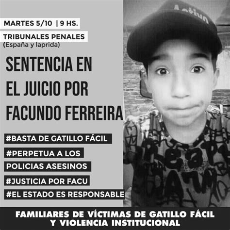 Hoy Se Conocerá La Sentencia Del Juicio Por El Asesinato De Facundo