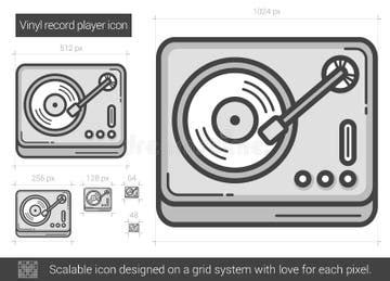 Record Player Drawing Stock Illustrations 4141 Record Player Drawing